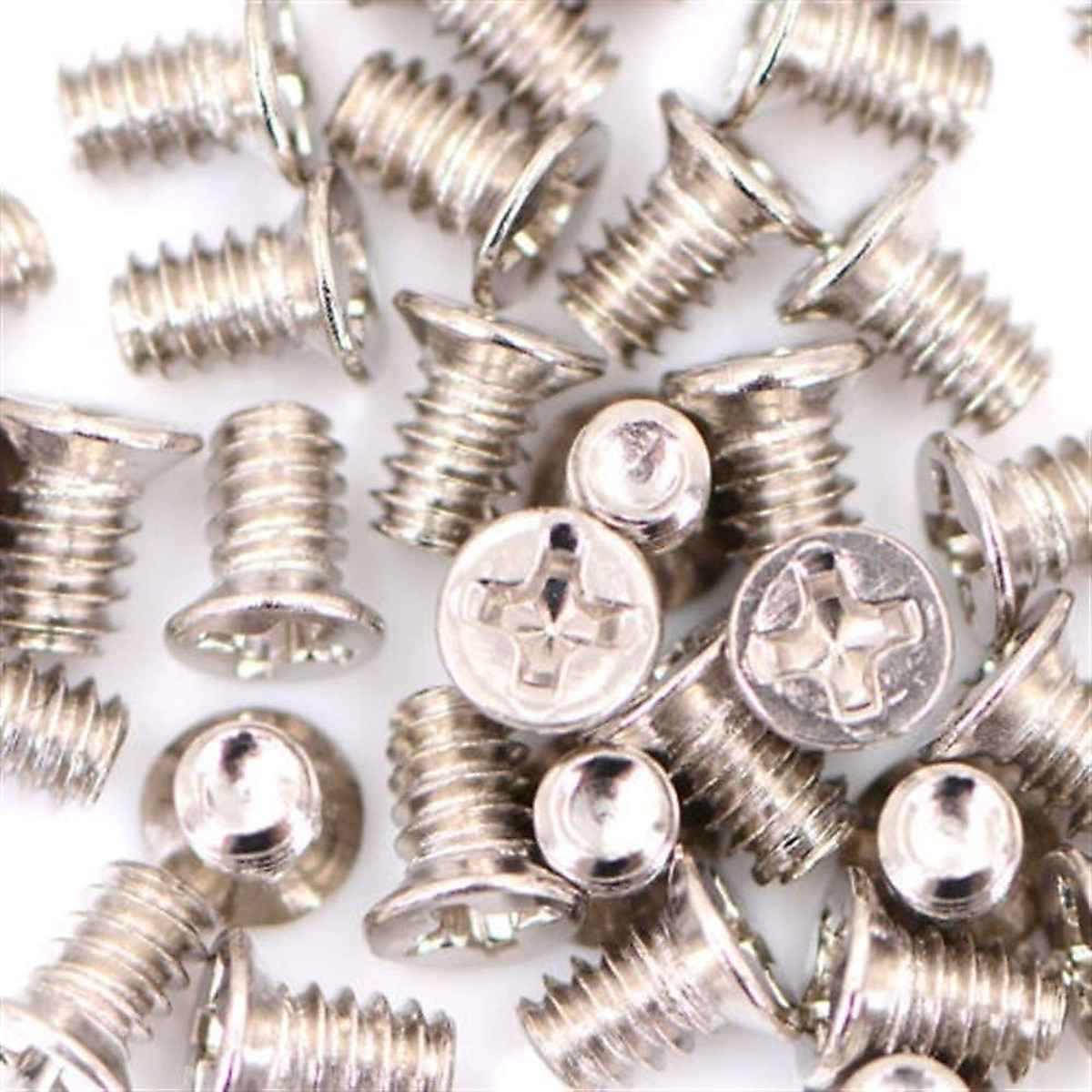 YINGJUN-DRESS Tap Bolts 100pcs PC Case 32 * 6mm Hard Drive HDD Caddy Hot Swap Server Tray Mount Screw Flat Countersunk Head DIY Computer Screws (Color : Silver)