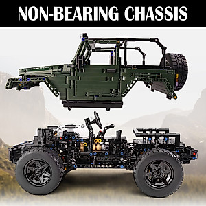 Mould King 13124 Off-Road Vehicle Building Kits, MOC Building Blocks Set Model to Build, Gift Toy for Kids Age 8+ /Adult Collections Enthusiasts(2096 Pieces, Static Versionl)