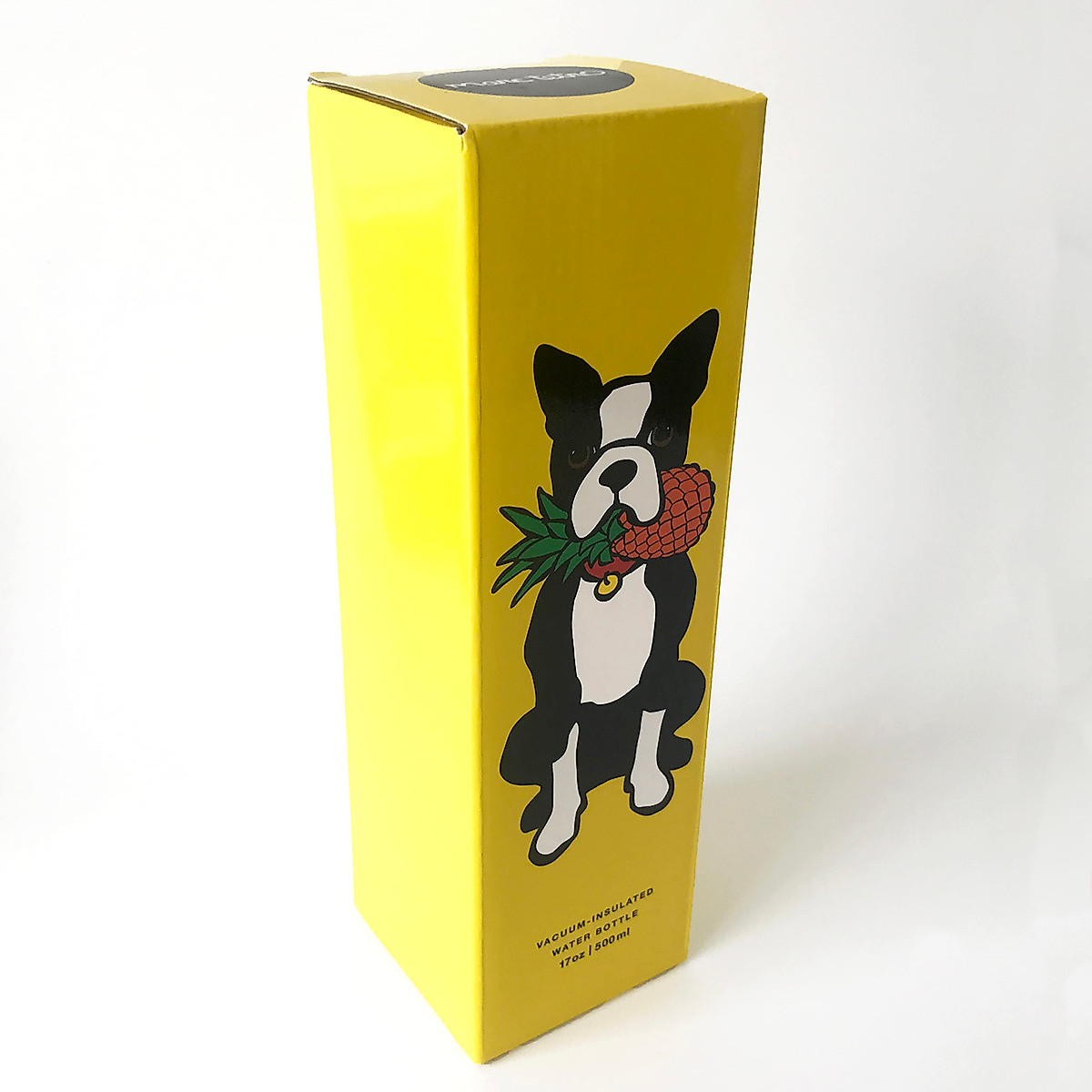 Marc Tetro Pineapple Boston Terrier Vacuum Insulated Water Bottle