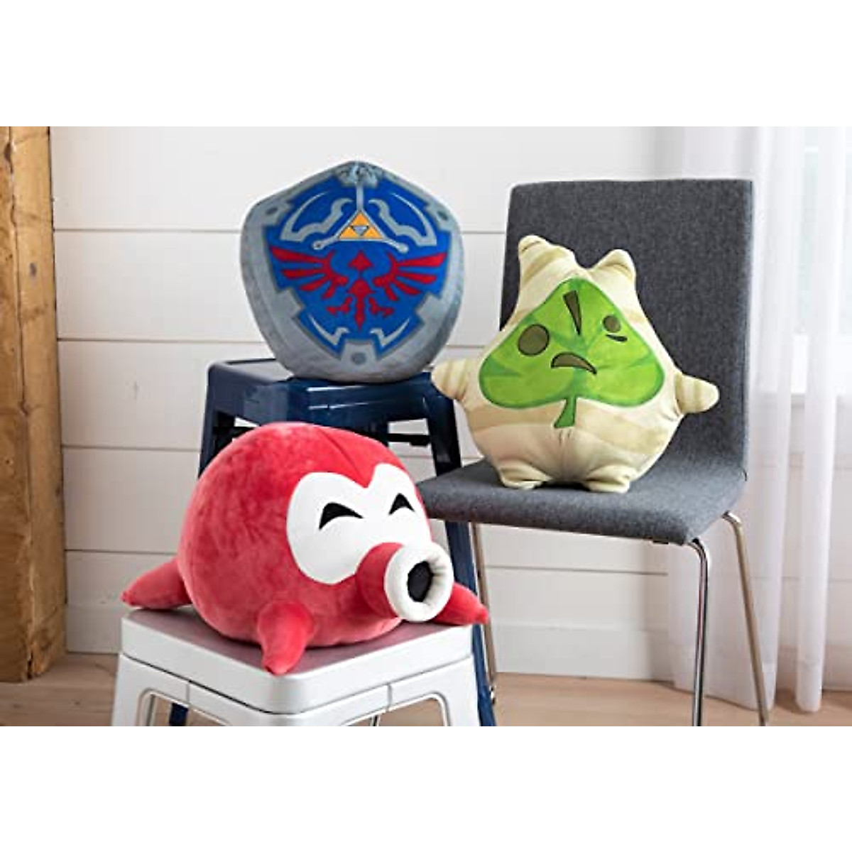 Club Mocchi-Mocchi- Nintendo The Legend of Zelda Plush - Hylian Shield Plushie - Legend of Zelda Tears of the Kingdom Collectible Squishy Plushies - 15 Inch, White