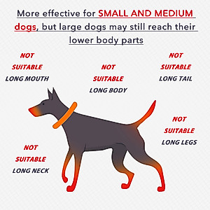 IDOMIK Dog Recovery Collar, Waterproof Soft Dog Cone After Surgery, Comfy Protective Elizabethan Collar Alternative for Dogs Cats, Adjustable Dog Neck Donut Collar Cone Anti-Licking Biting Wounds