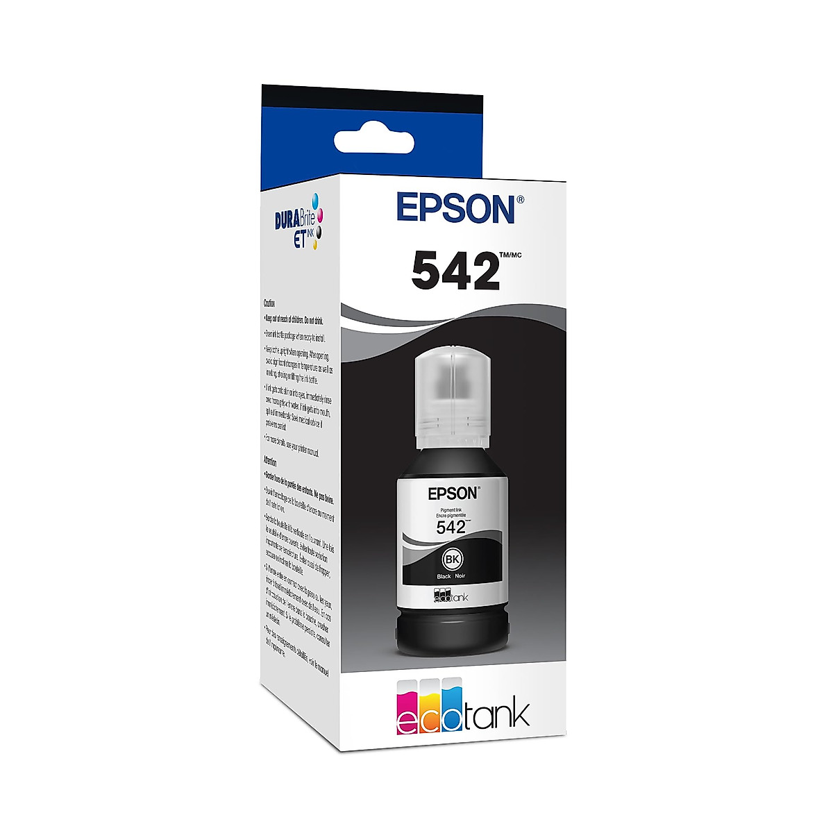 EPSON T542 EcoTank Ink Ultra-high Capacity Bottle Black (T542120-S) for select Epson EcoTank Printers