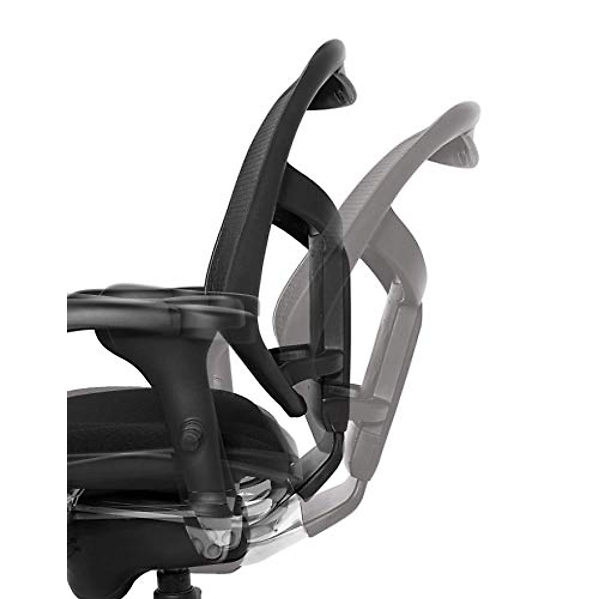 Workpro™ - Chair - Quantum 9000 Series Mid-Back Mesh/fabric Chair Black/olive - 43-3/4" H x 29-1/2" W x 28" D - 28" x 29