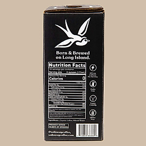 Sail Away Coffee Cold Brew Coffee Box Taps- Less Acidic Coffee Beverages | 120mg Caffeine, Gluten Free, Organic, Keto, Classic Black, 96 Fl. Oz.