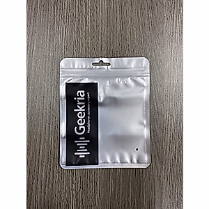 Geekria UltraShell Headphones Case Compatible with JBL Tune 220TWS True Wireless in-Ear Headphone Case, Replacement Hard Shell Travel Carrying Bag with Cable Storage (Grey)