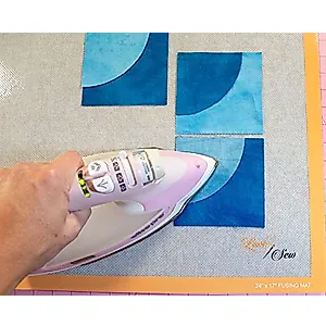 Love Sew Appliqué Precision Fusing Mat - Non-Slip mat with See-Through Design for Appliqué Creations (18 x 12)