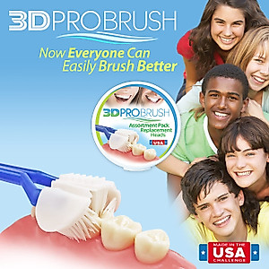 autisticare 2PK Sensory 3-Sided Toothbrush for Special Needs | New Softer Feel | Fast, Easy & Clinically Proven | Autism Spectrum Autistic Asperger Therapy Parent Caregiver Tactile Made in USA