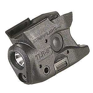 Streamlight 69273 TLR-6 100-Lumen Pistol Light with Integrated Red Aiming Laser Designed Exclusively and Solely for M&P Shield and M&P Shield Plus, 9mm/.40 Only, Black