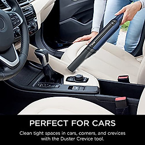 Shark WV410BL WANDVAC Cordless Hand Vacuum, Ultra-Lightweight & Portable with Powerful Suction & Tools for Pets, Designed for Car & Home, Dark Blue