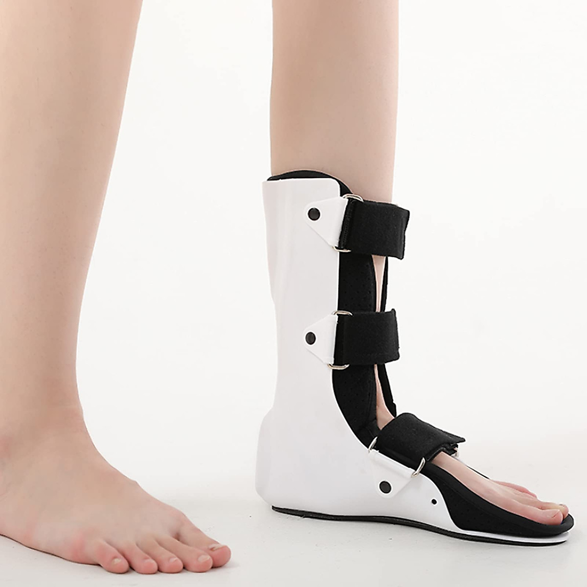 DXDUI Fracture Orthosis Boot Ankle Joint Fixation Brace Adjustable Breathable Calf Protector Toe Foot Or Ankle Injuries Fractures Sprains by Brace Direct,Right,S