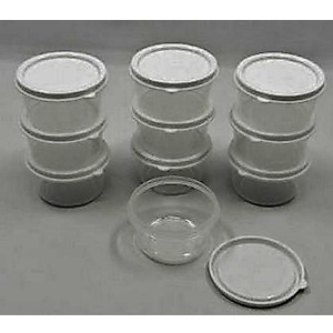 Mini Storage Containers with Lids, Sure Fresh, Plastic, Reusable, Round and Rectangular 20-pc Set