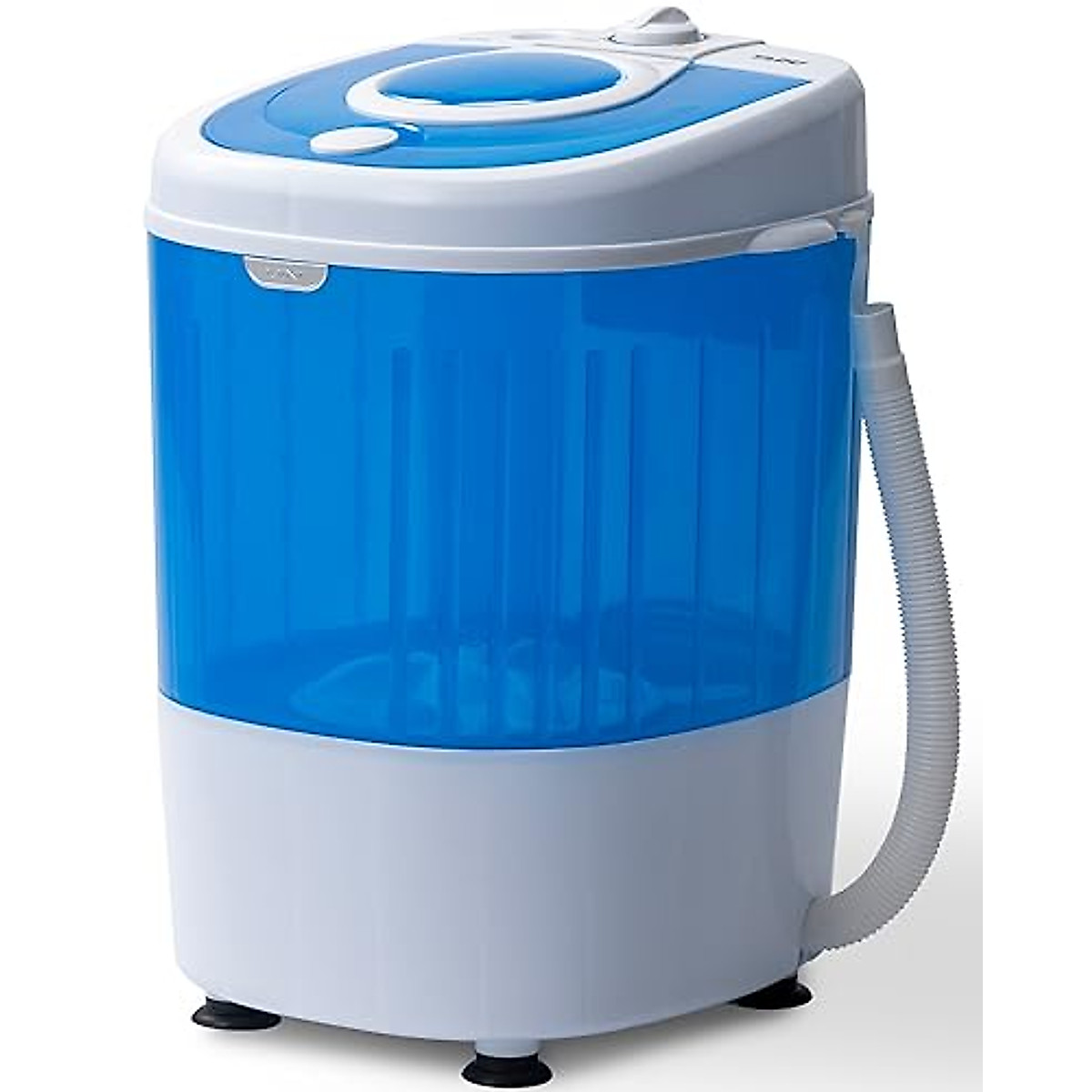 Muhub Portable Mini Washing Machine, Small Washer no dryer, 7.7lbs Semi-Automatic Compact Washer Machine, Laundry Washer for Home Apartment RV, Blue