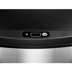 Insignia - 3 Gal. Automatic Trash Can - Stainless Steel