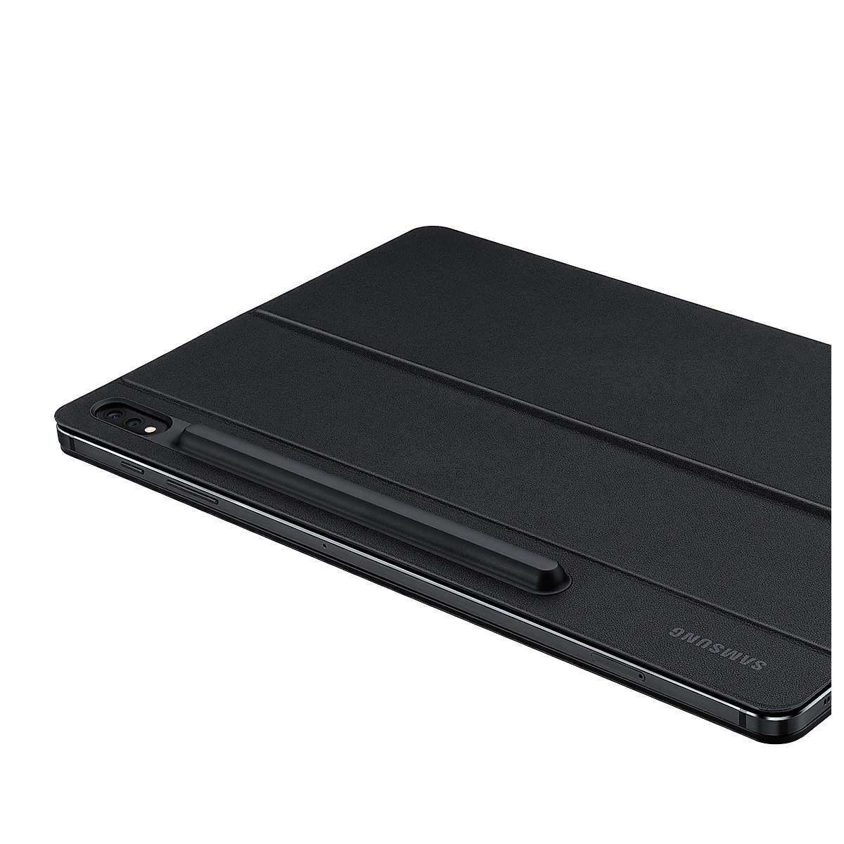 Samsung Galaxy Tab S7+ Keyboard, Black (EF-DT970UBEGUJ) (Renewed)