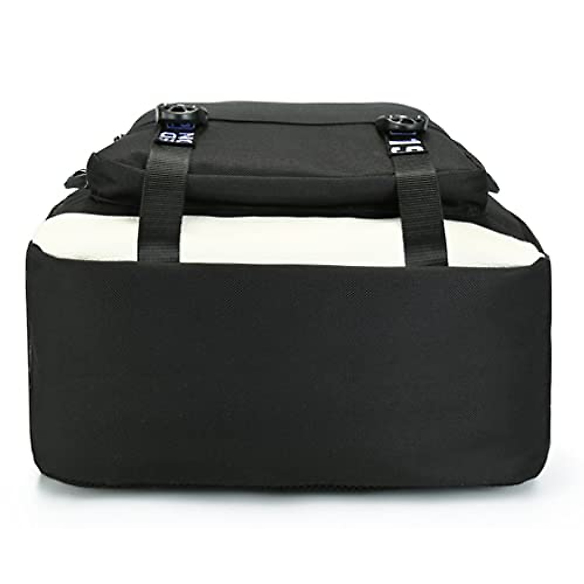 Luckbanjie 17'' Jujutsu Kaisen Cosplay Backpack with USB Charging Port, Anime JJK gojo satoru School Backpacks Bag Daypack for Women Men (B)