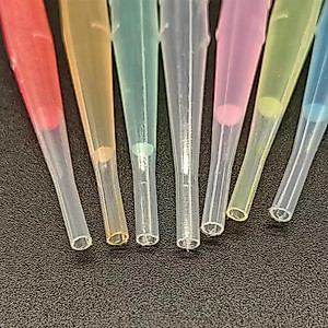Pack of 100 5ML Disposable Pipettes Plastic Pipette Droppers for transferring Liquids, Oils, resins, Crafts, Essential Oil Mixing, Fish Tank Cleaning, Student Scientific Research Activities, etc.