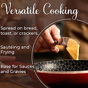 Beurdell French Salted Real Canned Butter 100% Natural Pasteurized Butter A real butter from France | Great For Hurricane Preparedness Emergency Survival Kit Great For Cooking, Baking Pack of 6