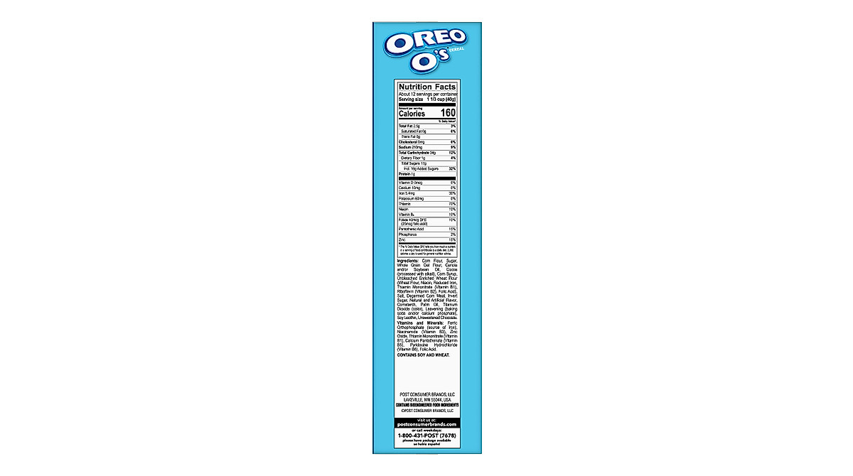 OREO Os Breakfast Cereal - Indulge in Chocolatey Flavor