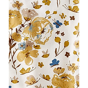 little planet by carter's unisex-baby Baby and Toddler 2-piece Pajamas made with Organic Cotton, Floral, 18 Months