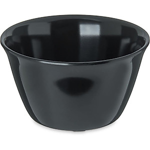 Carlisle 4354003 Dallas Ware 8 Oz. Black Bouillon Cup - 24 / CS
