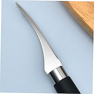 Angoily 2pcs Shrimp Thread Cutter Lobster Shrimp Peeling Tool Seafood Picks Shrimp Cleaner Tool Shrimp Line Cleaner Kitchen Gadgets Stainless Steel Peeling Machine Seafood