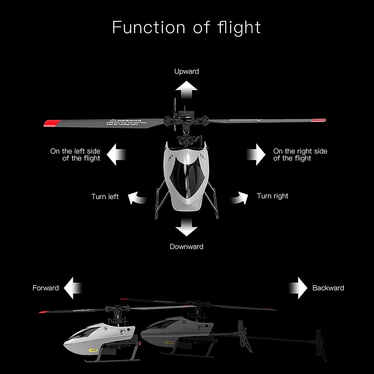 GoolRC C129 V2 RC Helicopter, 4 Channel Remote Control Helicopter with 6-Axis Gyro, 2.4Ghz RC Aircraft with 3D Flips, Altitude Hold, One Key Take Off/Landing for Adults and Beginners