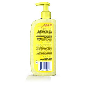 Clean & Clear Morning Burst Skin Brightening Facial Cleanser with Caffeine, Lemon & Papaya, Gentle Daily Citrus Face Wash for All Skin Types, Oil-Free & Non-Comedogenic, 8 fl. oz