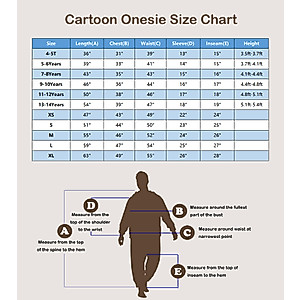 GONAAP Unisex Adult Stitch Onesie Pajamas Animal One Piece Costume Cosplay Sleepwear (Stitch, 9-10Years)