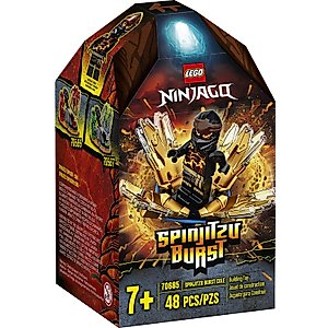 LEGO NINJAGO Spinjitzu Burst - Cole 70685 NINJAGO Accessory Set Building Kit Featuring Ninja Minifigure (48 Pieces)