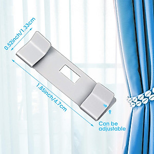 80 Pieces Vertical Blind Repair White Vane Savers Blind Repair Clips Curved Repair Clips Window Blinds Replacement Slats Vertical Blind Repair Tabs for Fixing Vertical Window Shades Slats