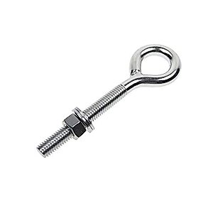 5/16" X 4" 316 Stainless Steel Eye Bolt, Working Load Limit 600 lb: 1, 2, 5, 10, 20 pcs (2)