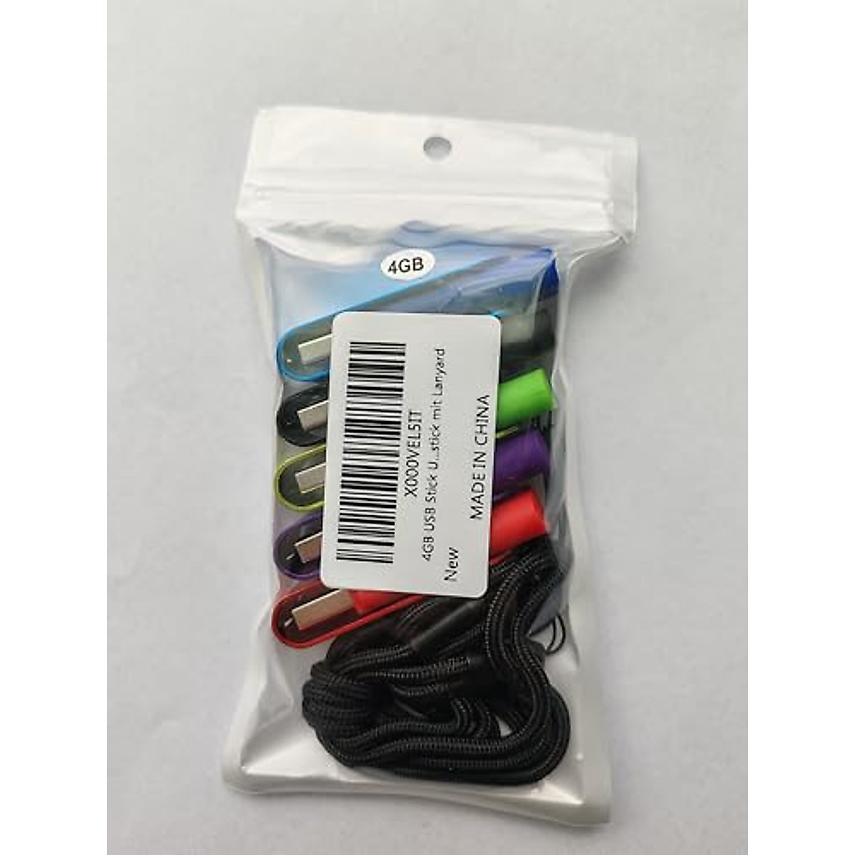 Flash Drive 4GB 5 Pack USB 2.0 Thumb Drives Uflatek Memory Sticks Portable USB Stick Rotate Jump Drive Bulk Drives Multi-Color Pendrive Metal USB Flash Drives with Lanyard