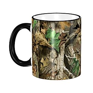 Augenstern Ceramic Coffee Mug Camo Deer Camouflage Hunting Novelty Tea Cup
