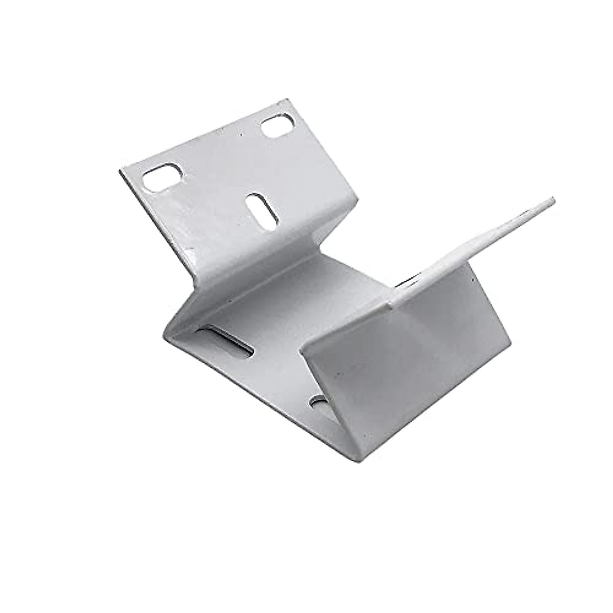 OwlCat CCTV Video Surveillance Camera Mounting Bracket Vertical Wall Corner Right Angle Plate Supporting Holder Crane Metal Black White (White Mount), 77mm(W) x 65mm(L) x 53mm(H), XM-White