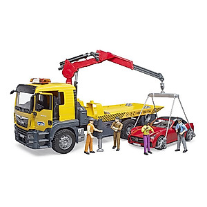 Bruder 03750 Man TGS Tow Truck Roadster and Light and Sound Module