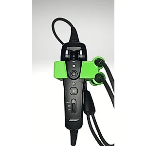 Mk-5 Aviation Headset Controller Mount for Bose A20 or Equivalent (Green)