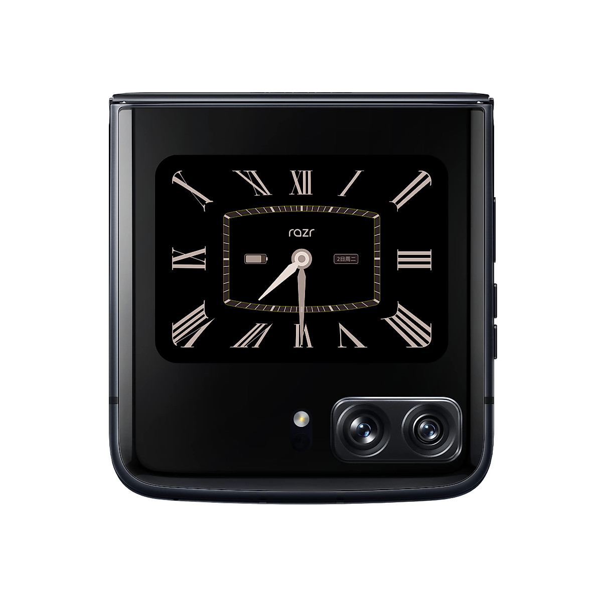 Motorola Razr 2022 Dual-SIM 256GB ROM + 8GB RAM (GSM Only | No CDMA) Factory Unlocked 5G Smartphone (Satin Black) - International Version (Renewed)