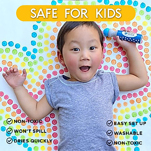 Washable Dot Markers 36 Pack With 118 Activity Sheets For Kids, Gift Set With Toddler Art Activities, Preschool Children Arts Crafts Supplies Kit, Special Holiday Bingo Dabbers Dobbers, Dauber Dawgs