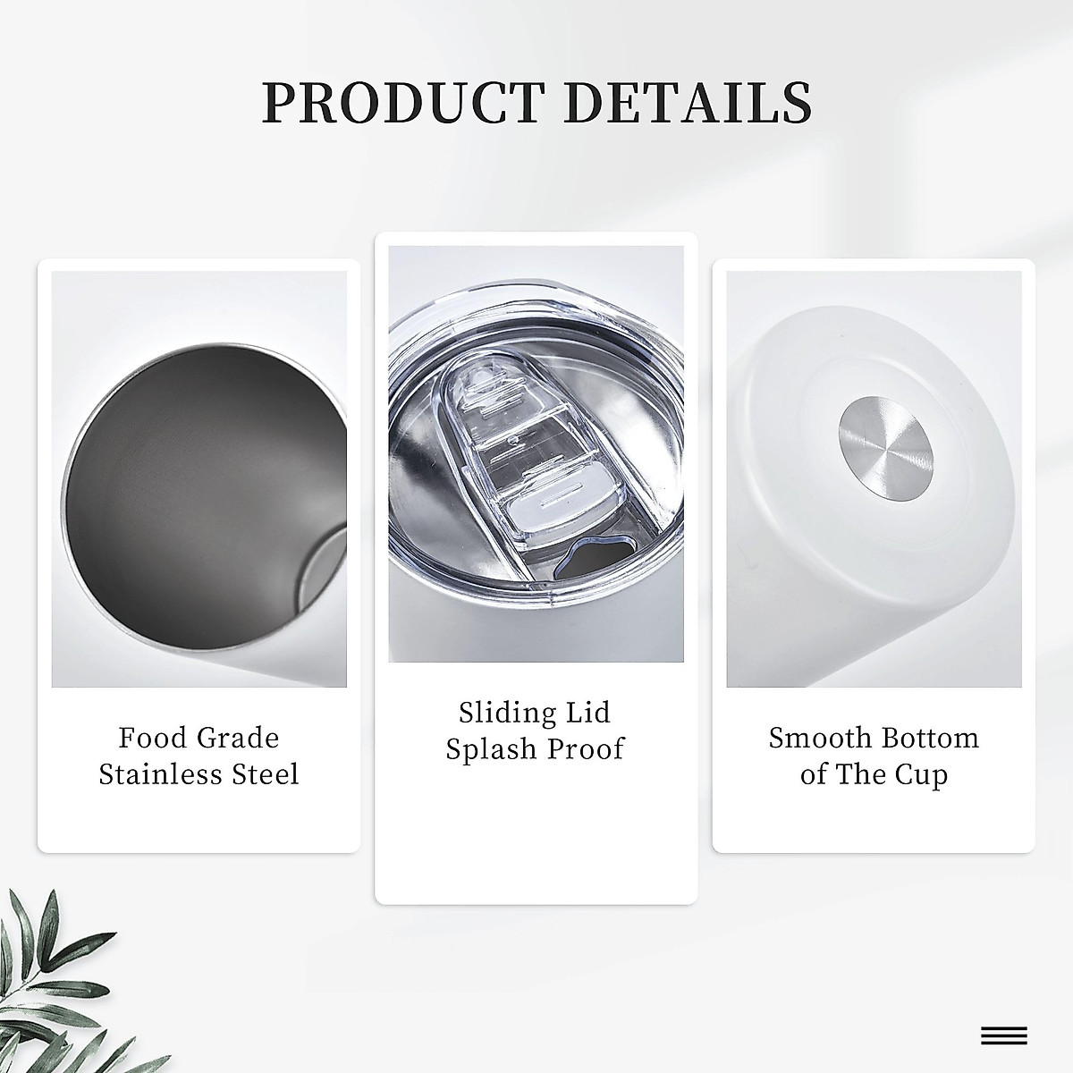 LANJAO Tumbler 20oz Straight Skinny Car Cups With Insulated Cup Sleeve Portable Handle, Sports Travel Coffee Mug, Stainless Steel, Insulated,Classic Collection Gifts for Men Women Fans