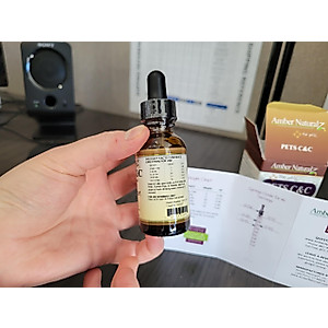 Amber NaturalZ Pet C&C Herbal Supplement for Dogs, Cats, Birds, Guinea Pigs, and Rabbits | Pet Herbal Supplement for Healthy Sinus | 1 Fluid Ounce Glass Bottle |Manufactured in The USA