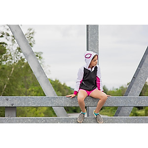 Marvel Spider-Man Spider-Gwen Ghost Spider Toddler Girls Fleece Zip Up Hoodie 2T