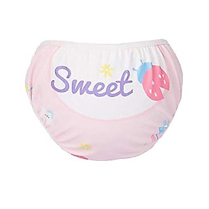 Pink Swim Diapers, Mambobaby Adjustable Stylish Fits Diapers, Waterproof, Reusable for Baby & Newborn Gift 0-24 Months/33 lbs