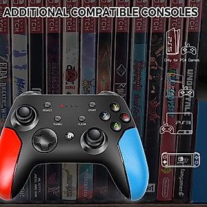 Wuzcon Wireless Controller for iPhone/Android/Windows/macOS/Steam Deck/Switch, Bluetooth Mobile Gaming Controller Gamepad for XBox Cloud Gaming and PS Remote Play