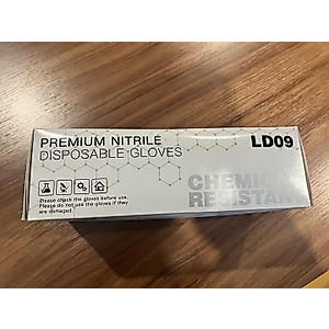 LANON 6-mil Black Nitrile Disposable Gloves, Food-Safe, Powder-Free, Heavy-Duty, Textured Fingertips, Latex-Free, XL