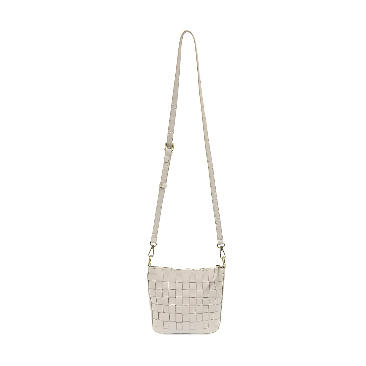 Joy Susan Maci Woven Crossbody Bag - Grey