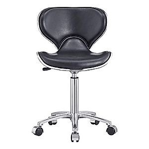 Beauty Salon All Purpose Rolling Stool Manicure Technician Stool Doctor Office Tattoo Stool With Height Adjustment - Esperto