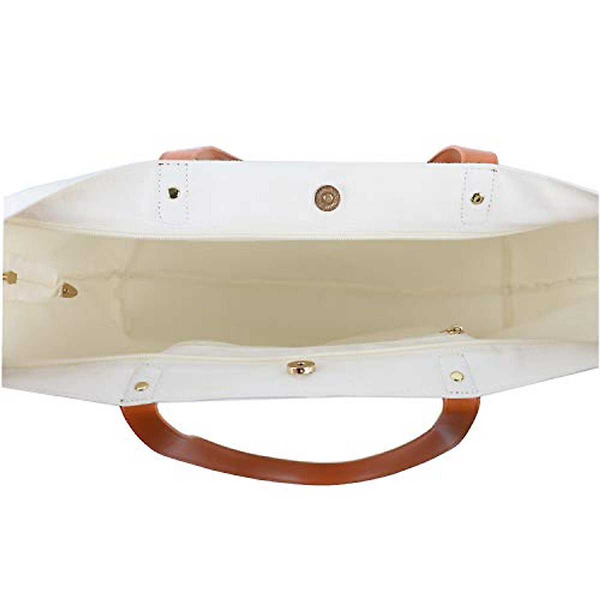 Lamyba Bride Bag with Makeup Bag, Mrs Tote Bag, Bride to be Gifts/Bridal Shower Gifts for Bride, White