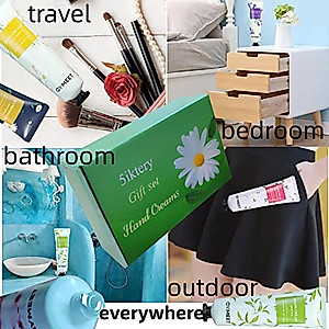 21-Pack Hand Cream Gift Set, Gentle Hand Cream Lotion with Natural Plant Flower Fruit Flavor for Even Sensitive Skin, Extra-Moisturizing Cream Outdoor Travel Size, Present for all Relationship