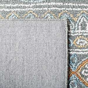 SAFAVIEH Blossom Collection 10' x 14' Grey/Ivory BLM609F Handmade Premium Wool Living Room Dining Bedroom Area Rug