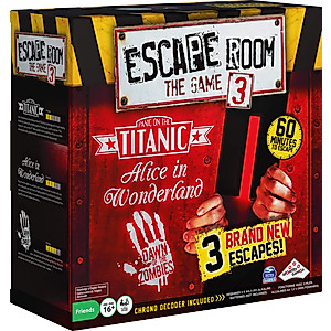 Spin Master Escape Room Version 3 Board Game, for Adults and Kids Ages 16 and up (20130825)
